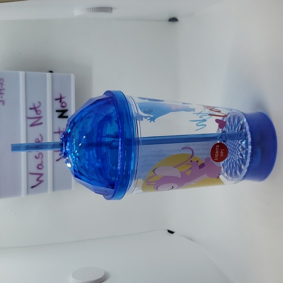 Disney | Dining | Bn Disneys Stitch Light Up Cup Wstraw Small Scratch ...